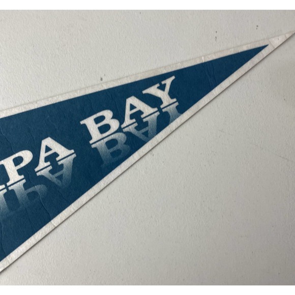 TRENCH | Other | Vintage Tampa Bay Devil Rays Felt Pennant 995 Mlb 3x12 ...